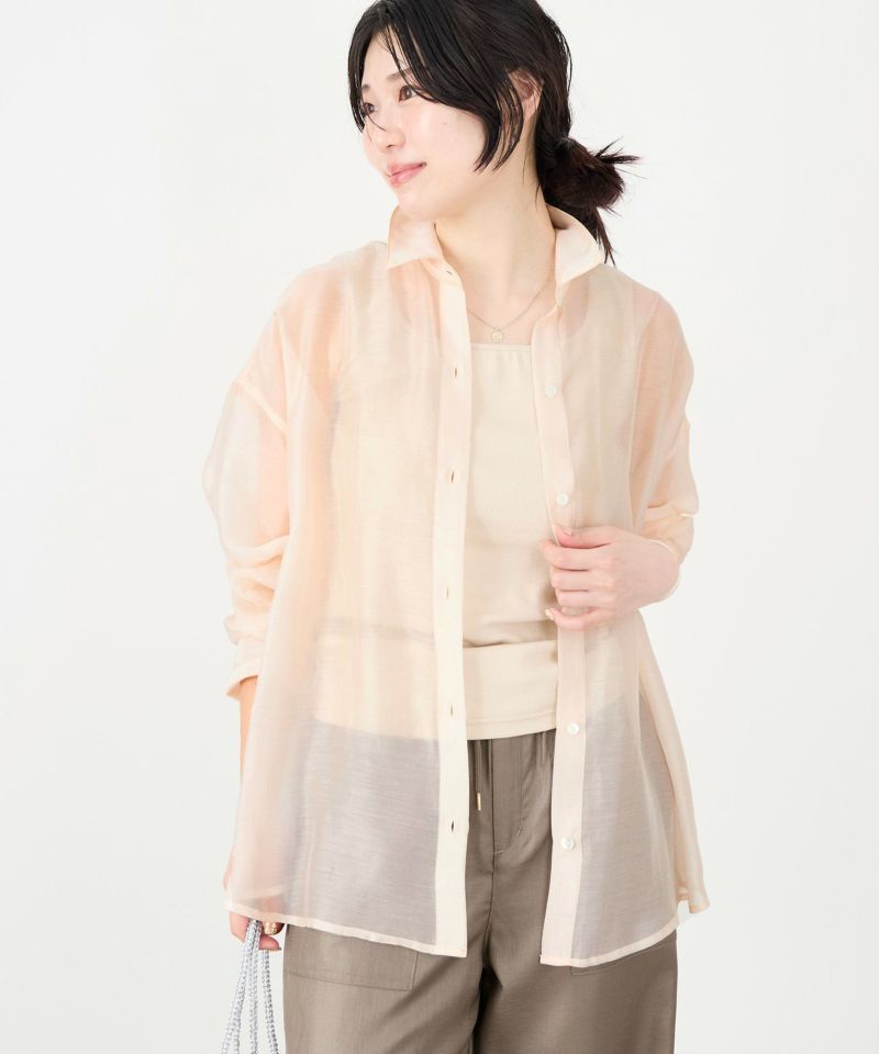 シアーシャツ/0125101044 | MICA&DEAL ONLINE STORE シアーシャツ/0125101044 | MICA&DEAL ONLINE STORE